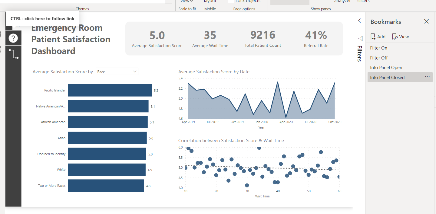 How to Create an Information Panel in Power BI