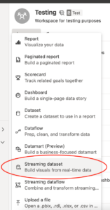 Real-Time Streaming in Power BI with Push Datasets