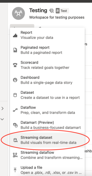 Real-Time Streaming in Power BI with Push Datasets