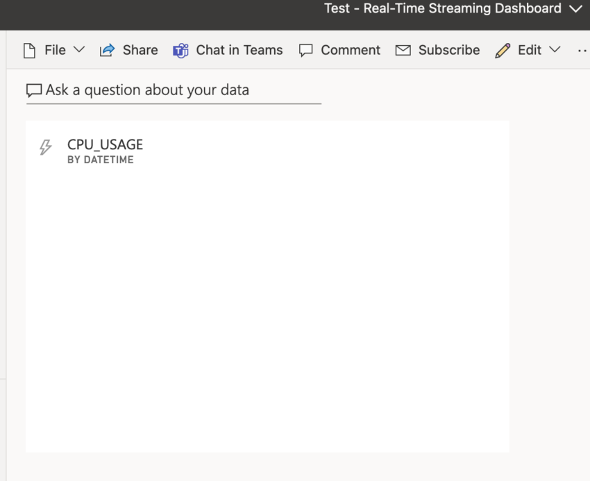 Real-Time Streaming in Power BI with Push Datasets