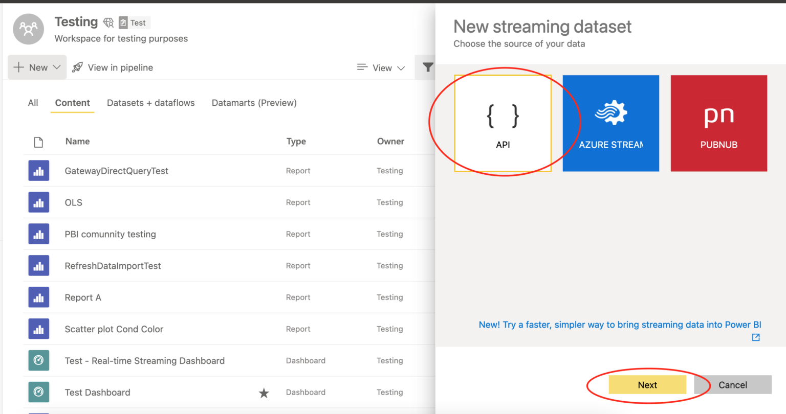 Real-Time Streaming in Power BI with Push Datasets