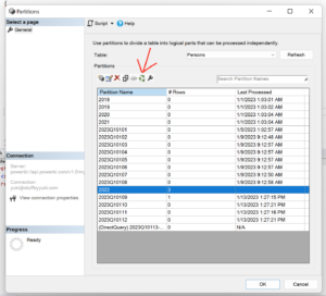 Refresh Tables and Partitions in Power BI Using SSMS
