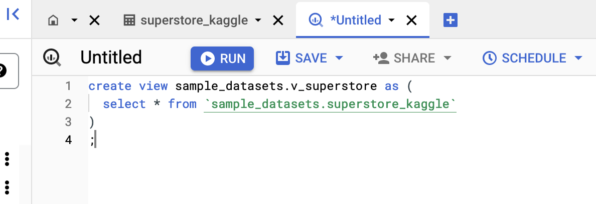How To Create Views in BigQuery